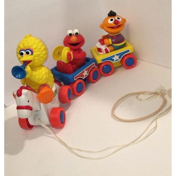TYCO | Toys | Sesame Street Band Parade Tyco Pull Train 6 Toy Big Bird ...